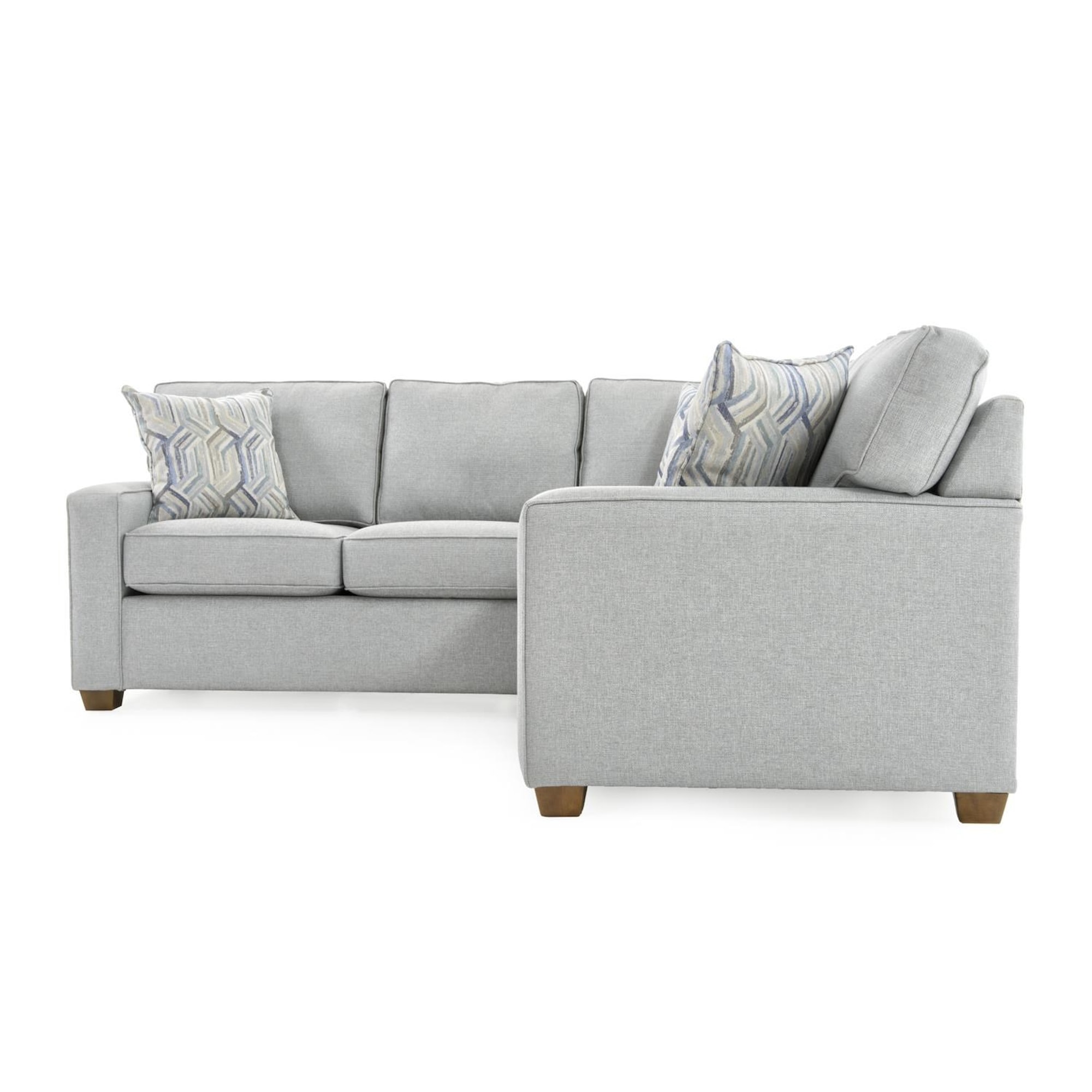 Capris Furniture 145 L145-1+S145-2 HANSON CONFEDERATE Two Piece Corner Sectional Sofa | Baer's ...